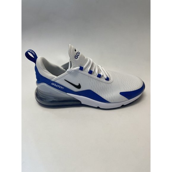 Nike | Shoes | Nike Air Max 27 Golf Shoes White Racer Blue Ck648306 ...